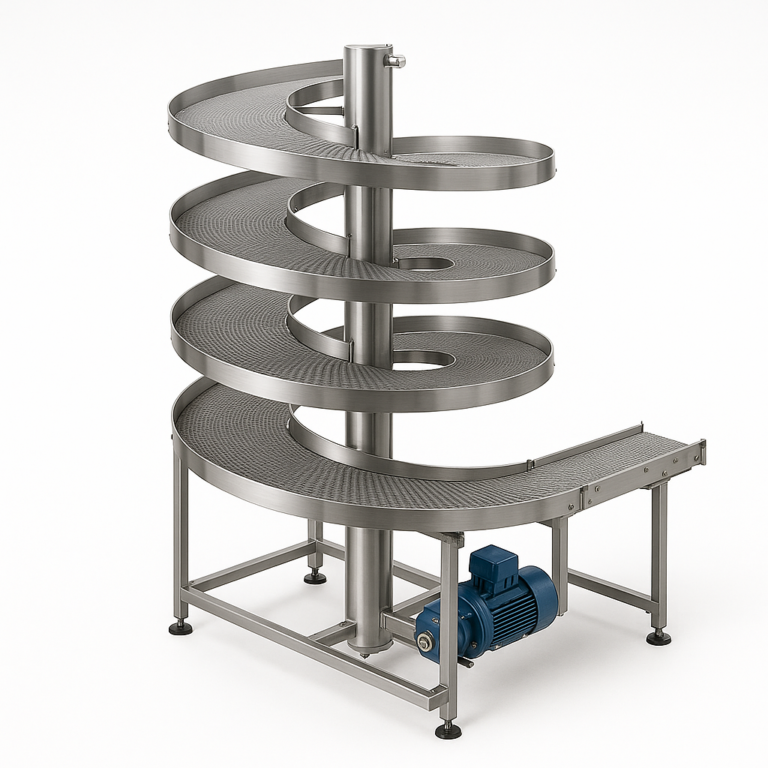 Spiral Conveyors vs. Elevating and Incline Conveyors | Unitech